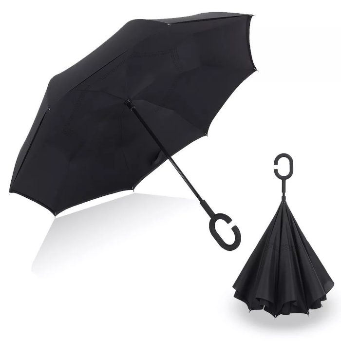Customized inverted umbrella with logo